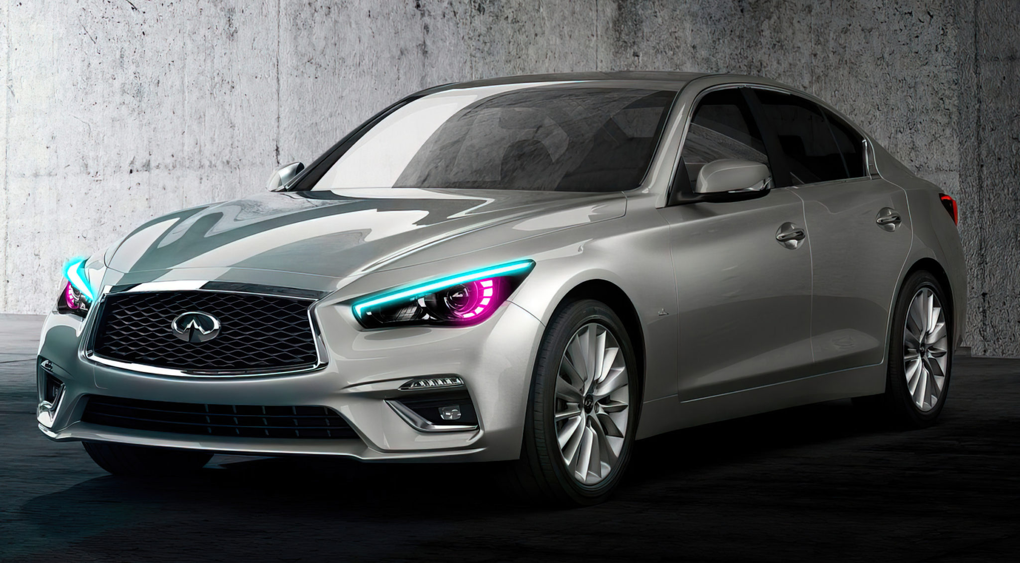 Oracle Lighting’s Infiniti Q50 ColorSHIFT® Headlight DRL Upgrade Kit ...