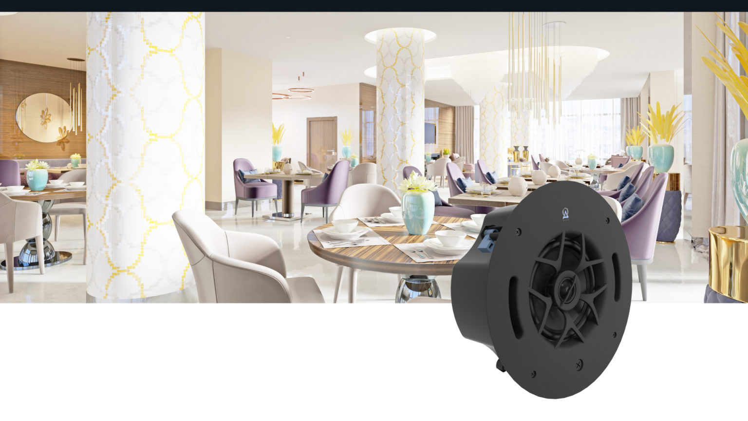 ORIGIN ACOUSTICS UNVEILS NEW SLIM COMMERCIAL SPEAKER AT CEDIA - TWICE