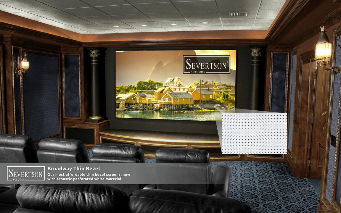 Severtson Launches Perforated Broadway Series Thin Bezel Fixed Frame ...