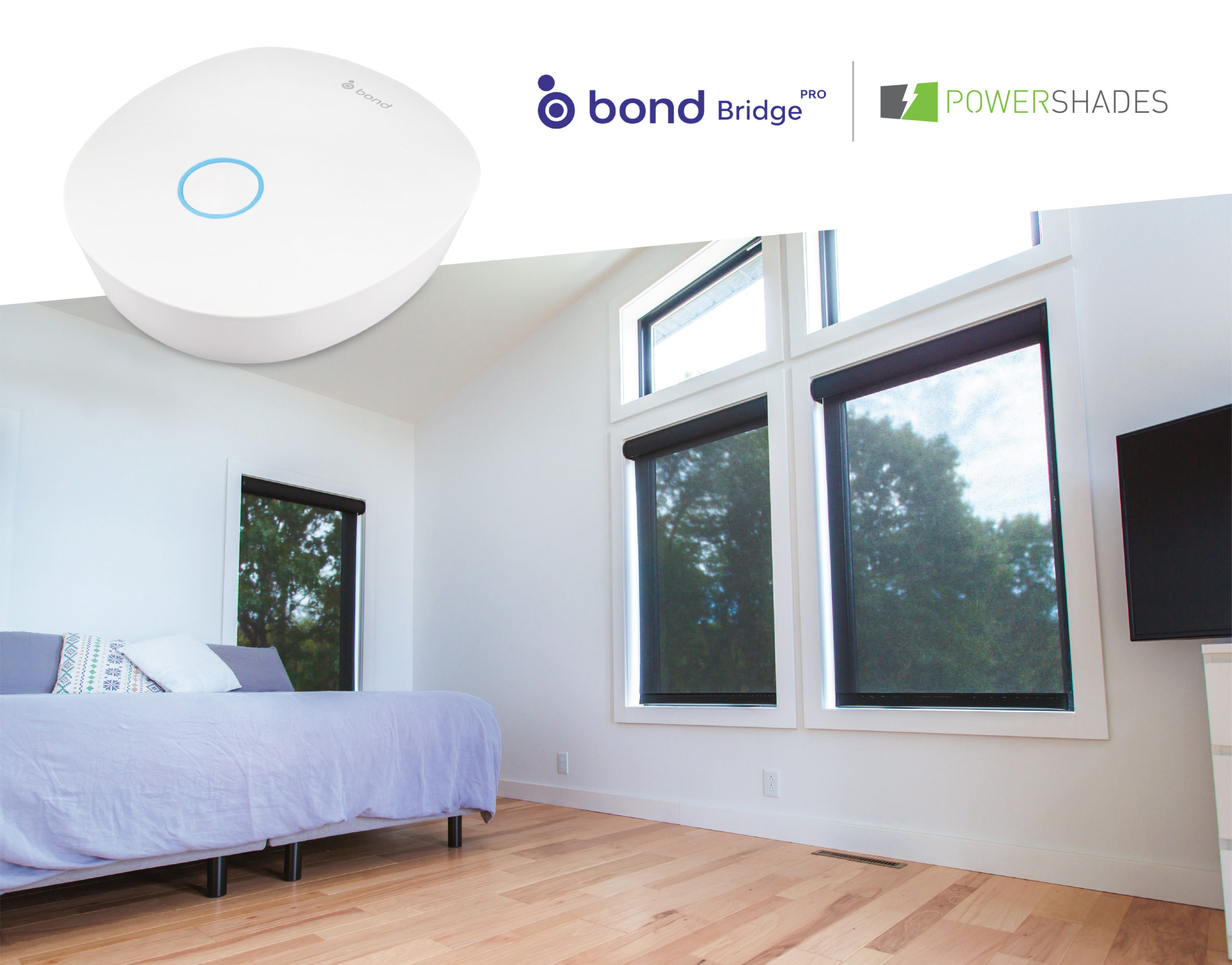 POWERSHADES AUTOMATED WINDOW SHADES NOW COMPATIBLE WITH BOND BRIDGE PRO ...
