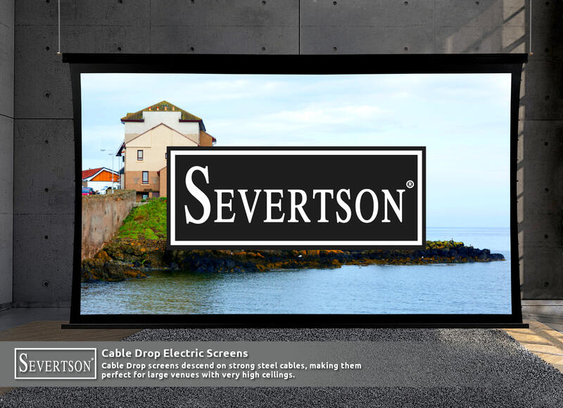 Severtson Showcases New Cable Drop Series of Motorized Projection ...