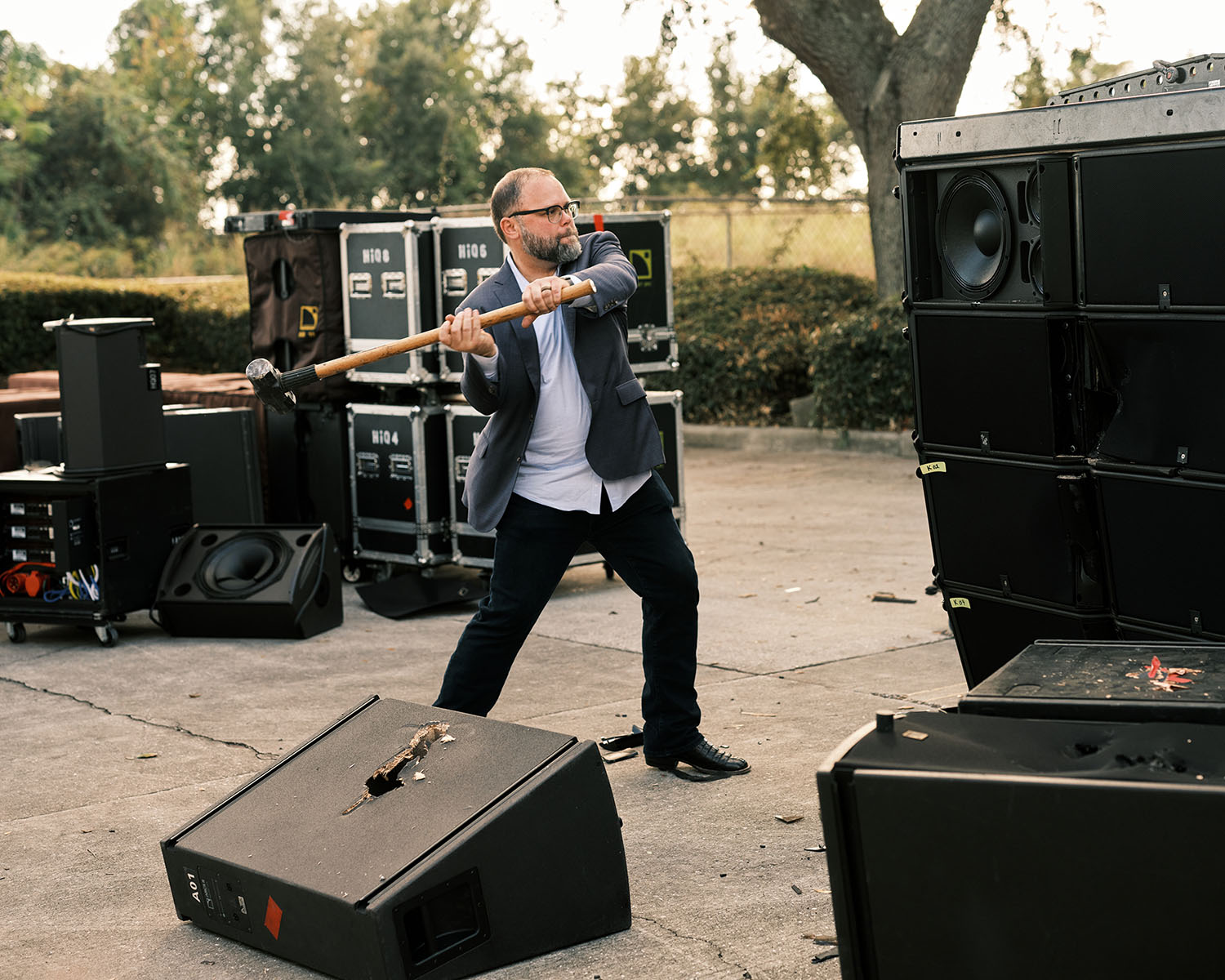 L-Acoustics Hosts Destruction Event of Fake Professional Speaker ...