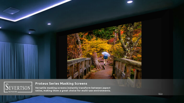 Severtson Promotes New Proteus Series Masking System Projection Screens ...