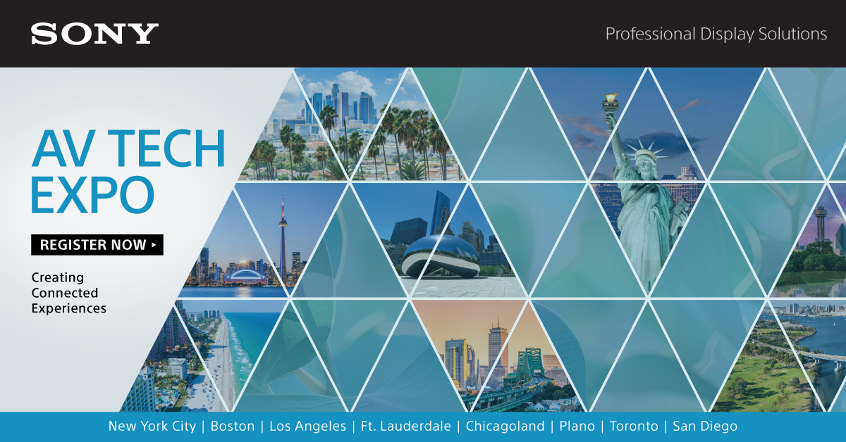 Sony Electronics' Annual North American AV Tech Expo Returns From ...