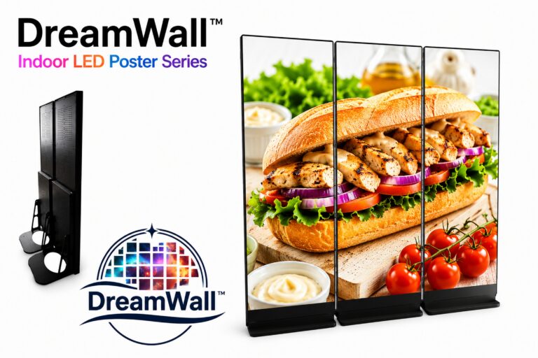DreamWall™ LED Poster Series Delivers Portable UHD Display Solutions at ...